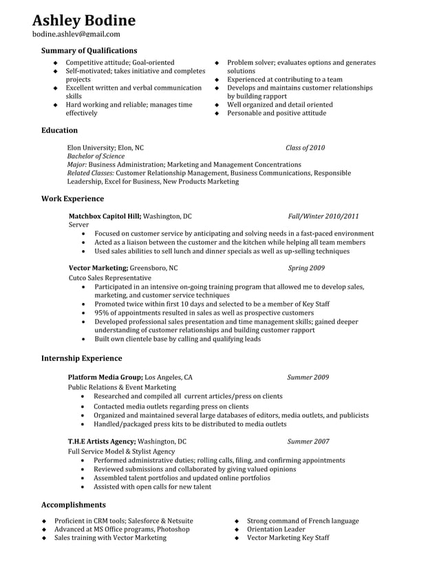A Bodine Resume11 | PDF