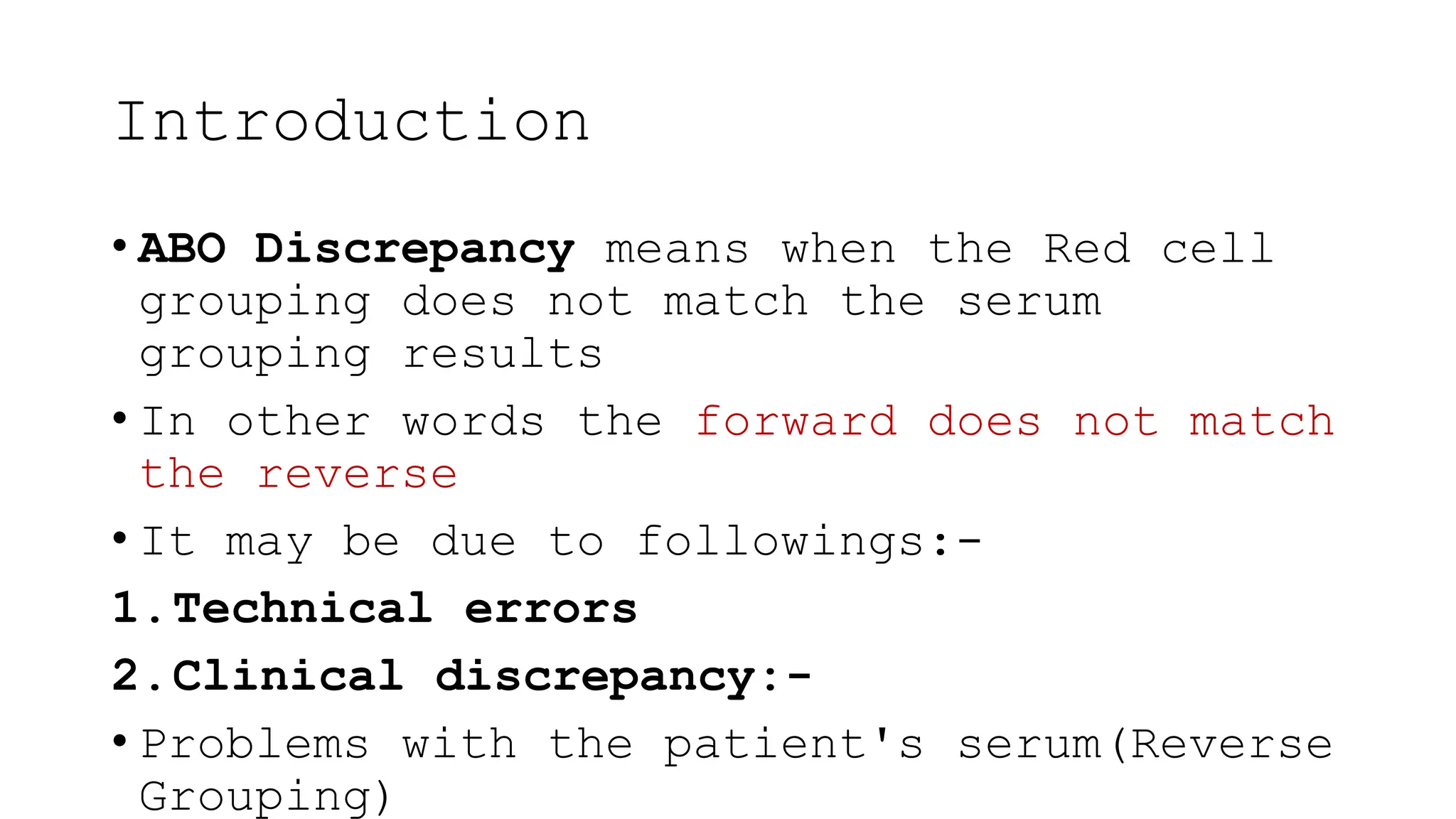 Abo DISCREPANCIES blood bank abo system.pptx