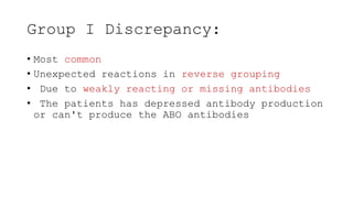 Abo DISCREPANCIES blood bank abo system.pptx