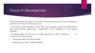 ABO Discrepancies | PPTX
