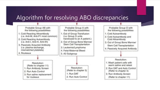 ABO Discrepancies | PPTX