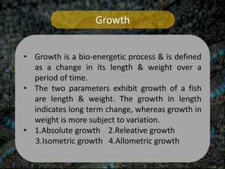 length and weight relationship of fish | PPTX