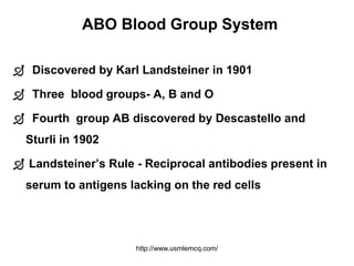 Abo Blood groups | PPTX