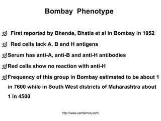 Abo Blood groups | PPTX