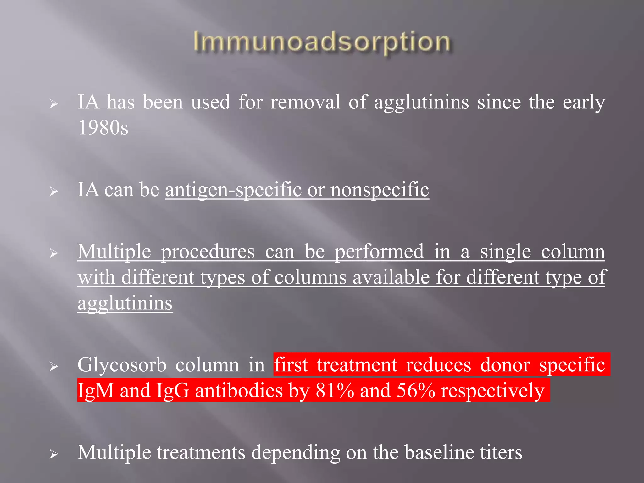 ABO incompatible renal transplant | PPTX