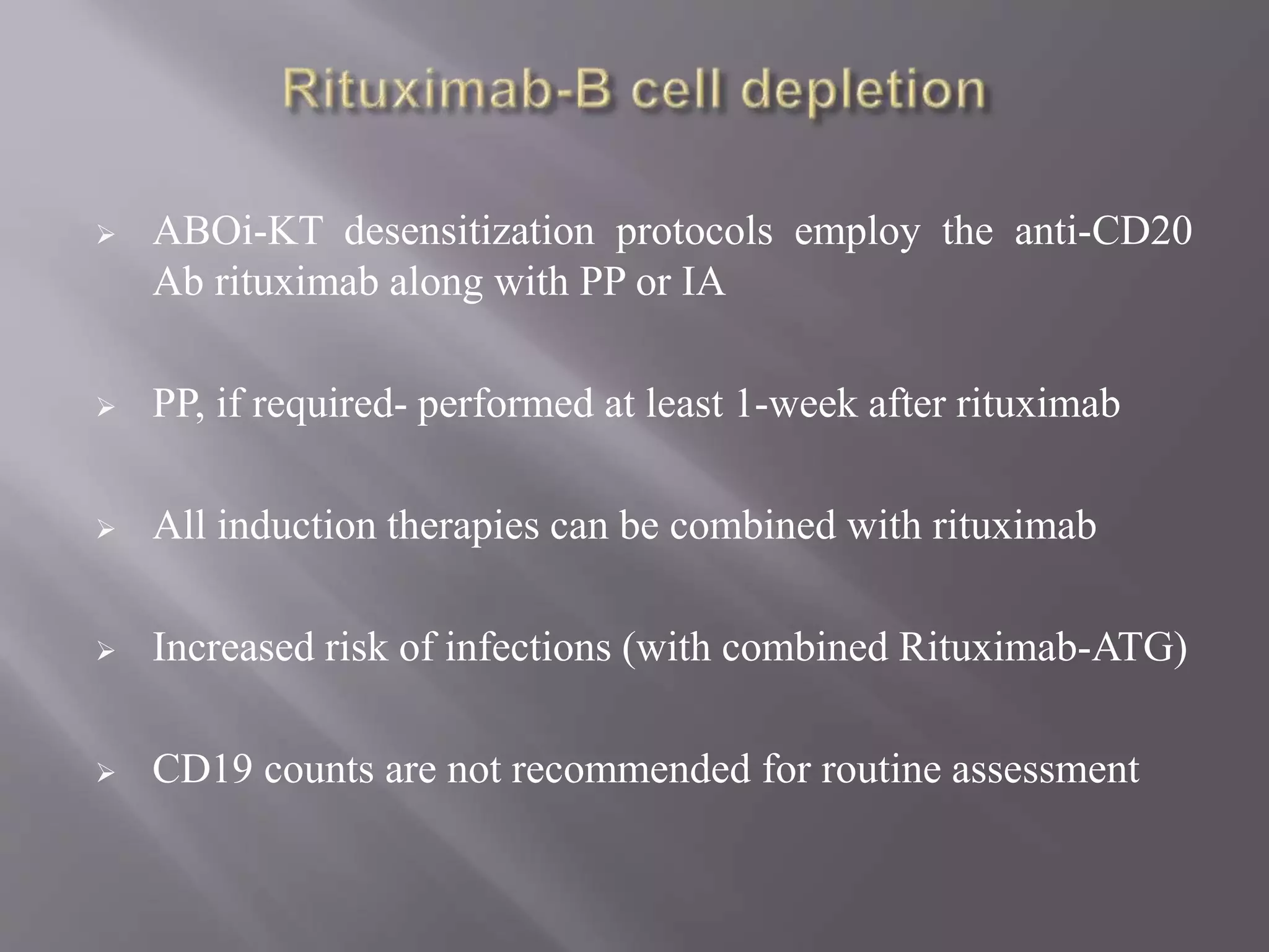 ABO incompatible renal transplant | PPTX
