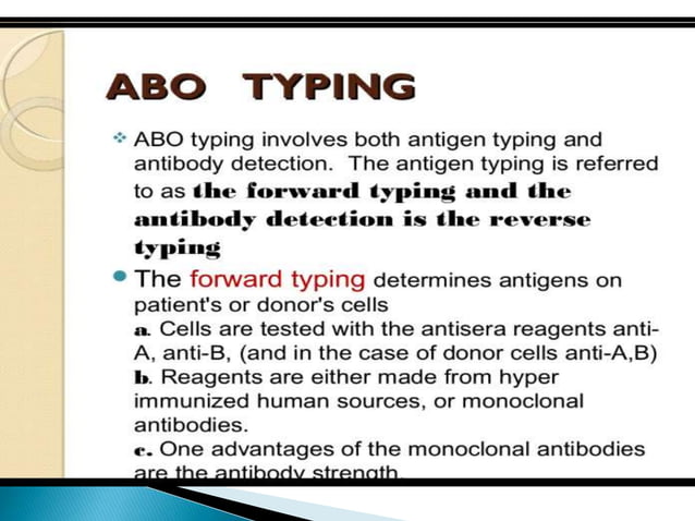 Abo incompatibility | PPTX | Blood Disorders | Diseases and Conditions
