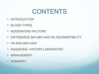 ABO incompatibility | PPTX