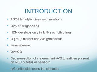 ABO incompatibility | PPTX