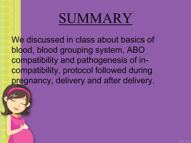 ABO Blood grouping in-compatibility in pregnancy | PPT