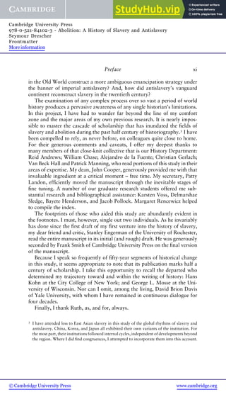 Abolition A History Of Slavery And Antislavery | PDF