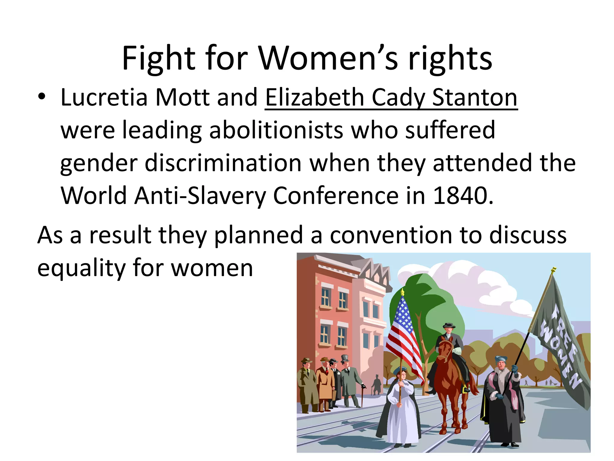 Abolition and women’s rights and suffrage | PPTX