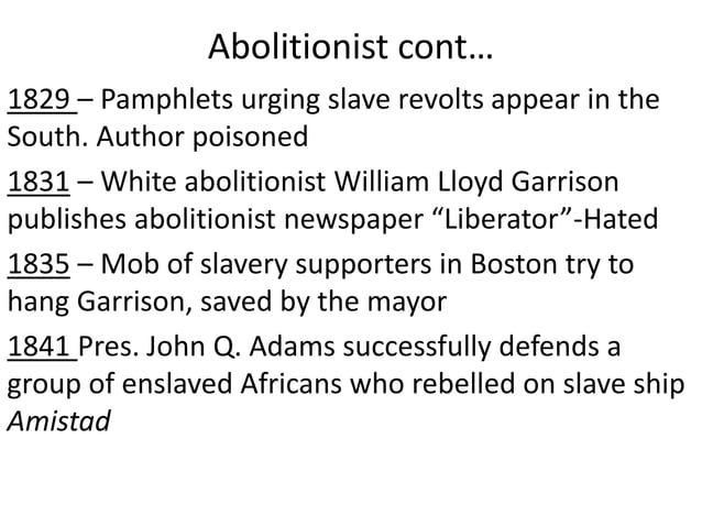 Abolition and women’s rights and suffrage | PPTX