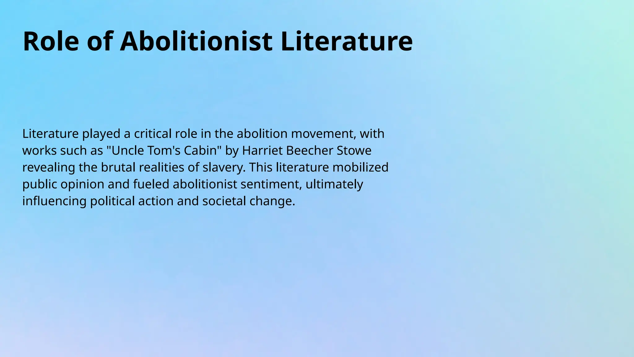 Abolition of Slavery in America with images | PPTX
