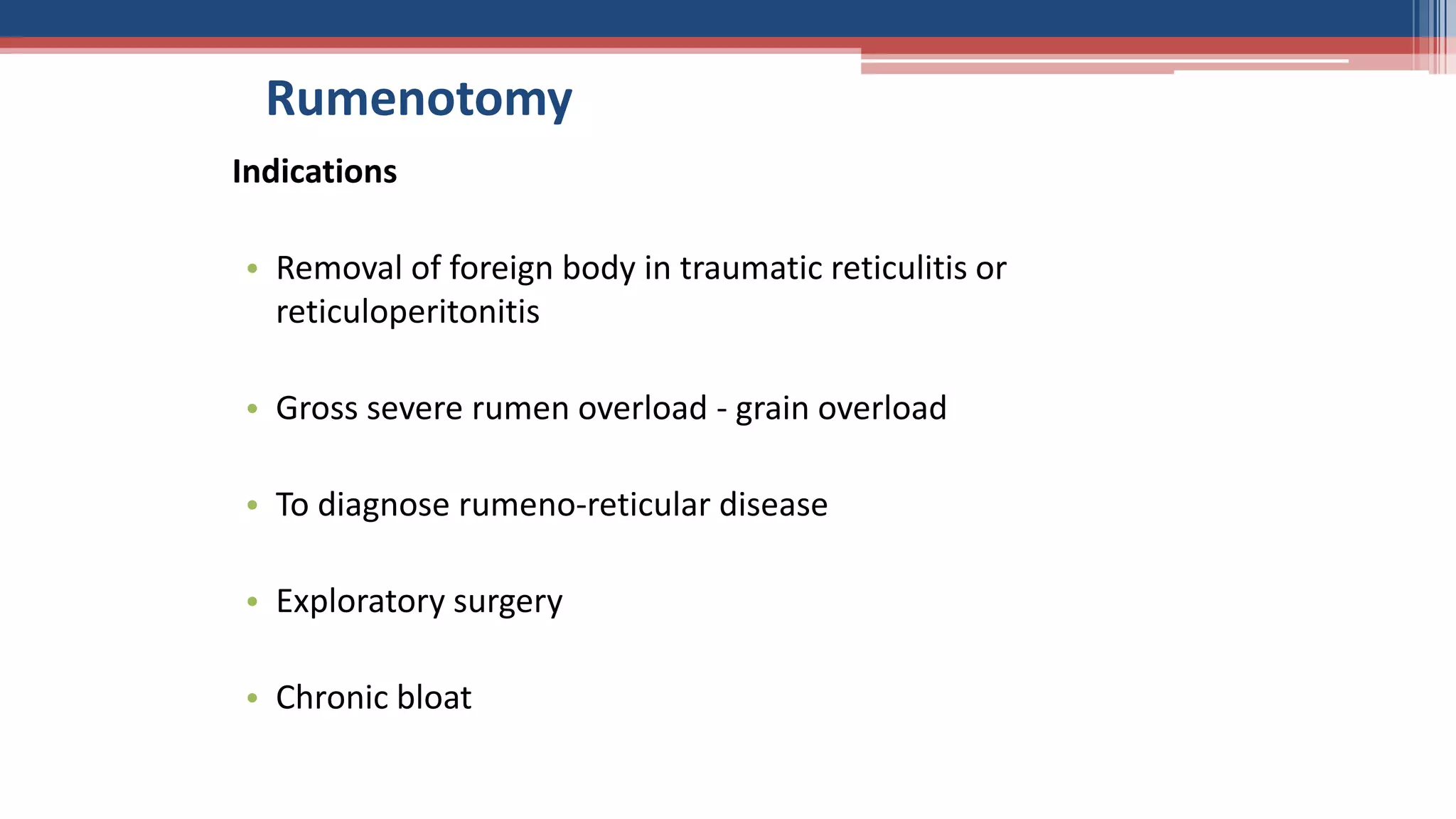 Abomasal surgery | PPTX