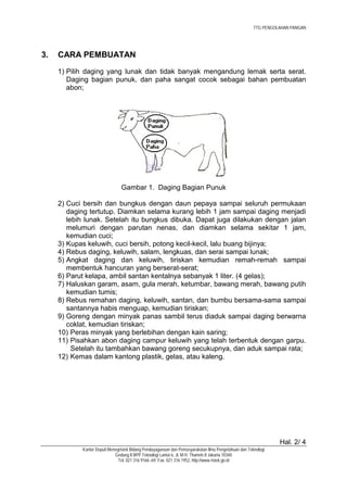 Abon daging keluwih | PDF