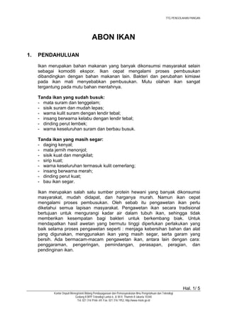 Abon ikan | PDF