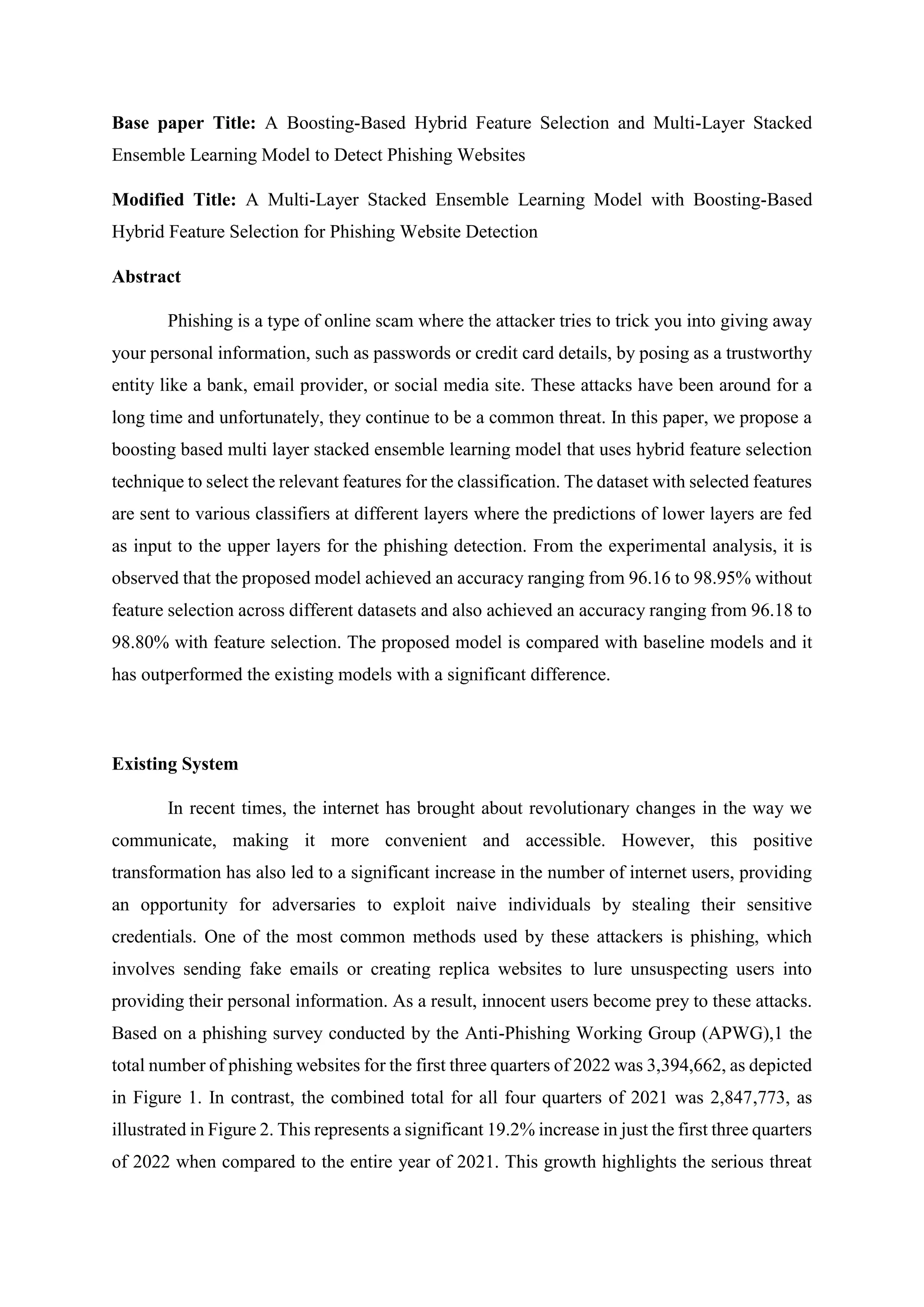 A Boosting-Based Hybrid Feature Selection and Multi-Layer Stacked Ensemble Learning Model to ...