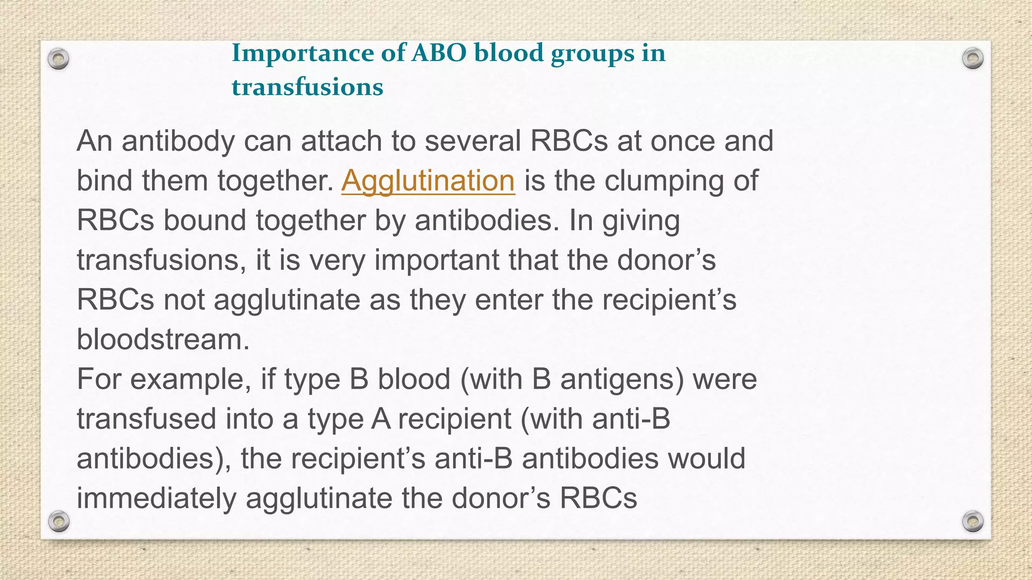 ABO BLOOD GROUPING AND RH FACTOR | PPTX