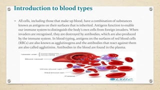 ABO BLOOD GROUPING AND RH FACTOR | PPTX