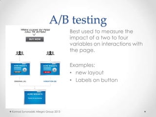 A/B optimizely technical details | PPTX