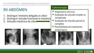 Abordagem Inicial Oclusao Intestinal Sara Santos .pptx