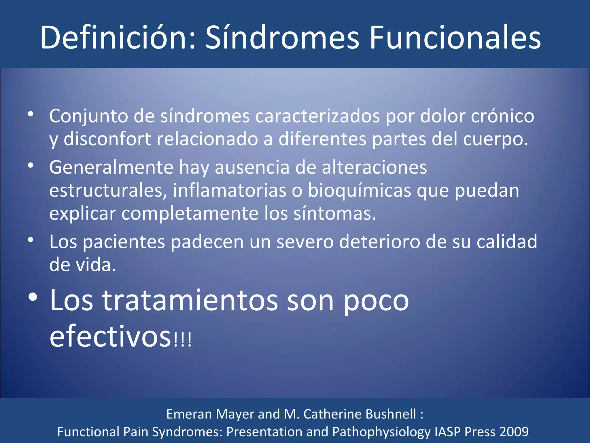 Abordaje del dolor funcional y la fibromialgia | PPT | Digestive ...