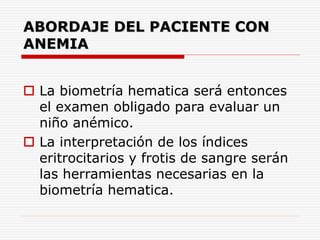 ABORDAJE DEL PACIENTE CON ANEMIA.ppt