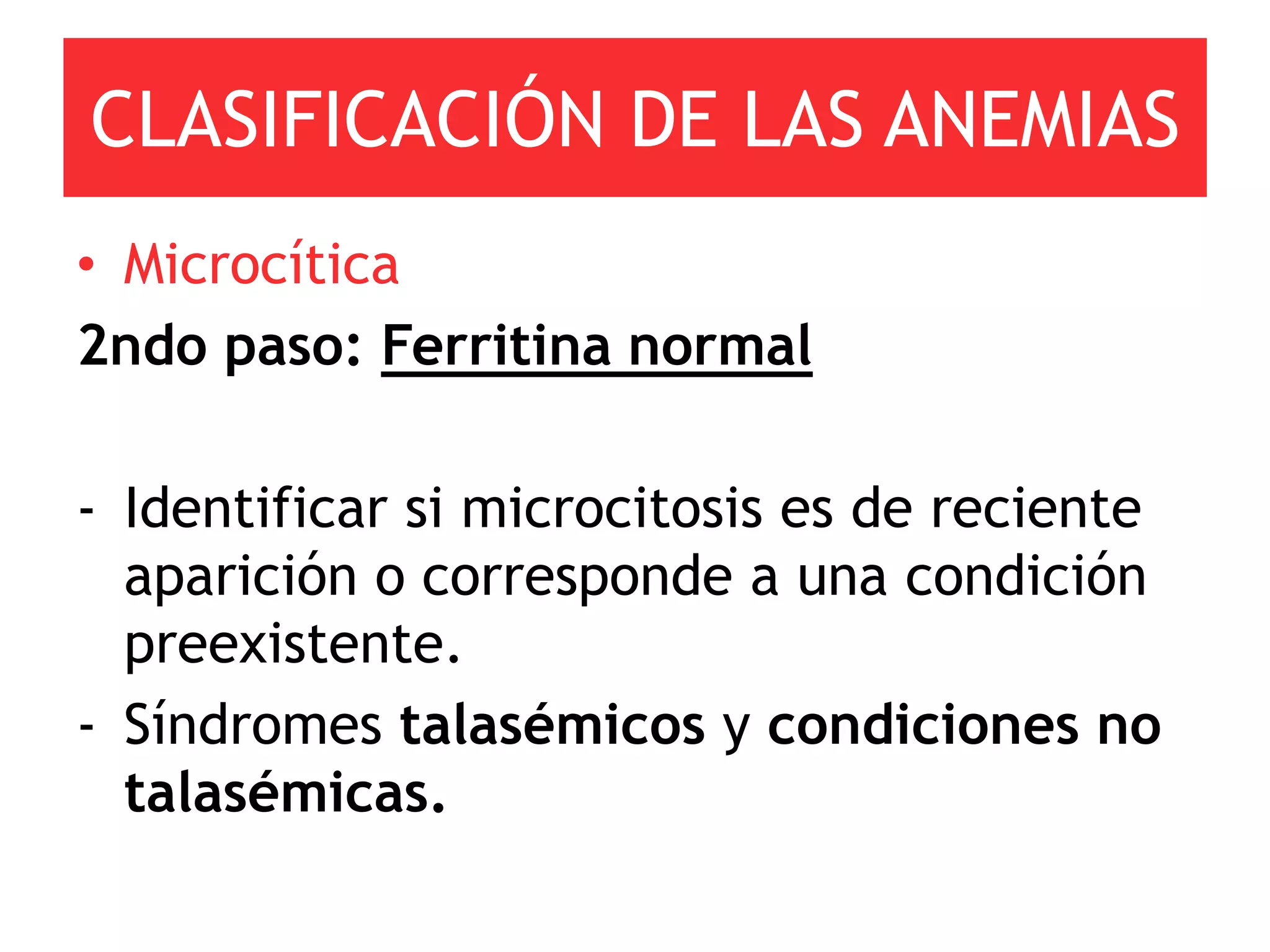 Abordaje del paciente con anemia 2012 | PPTX | Blood Disorders ...