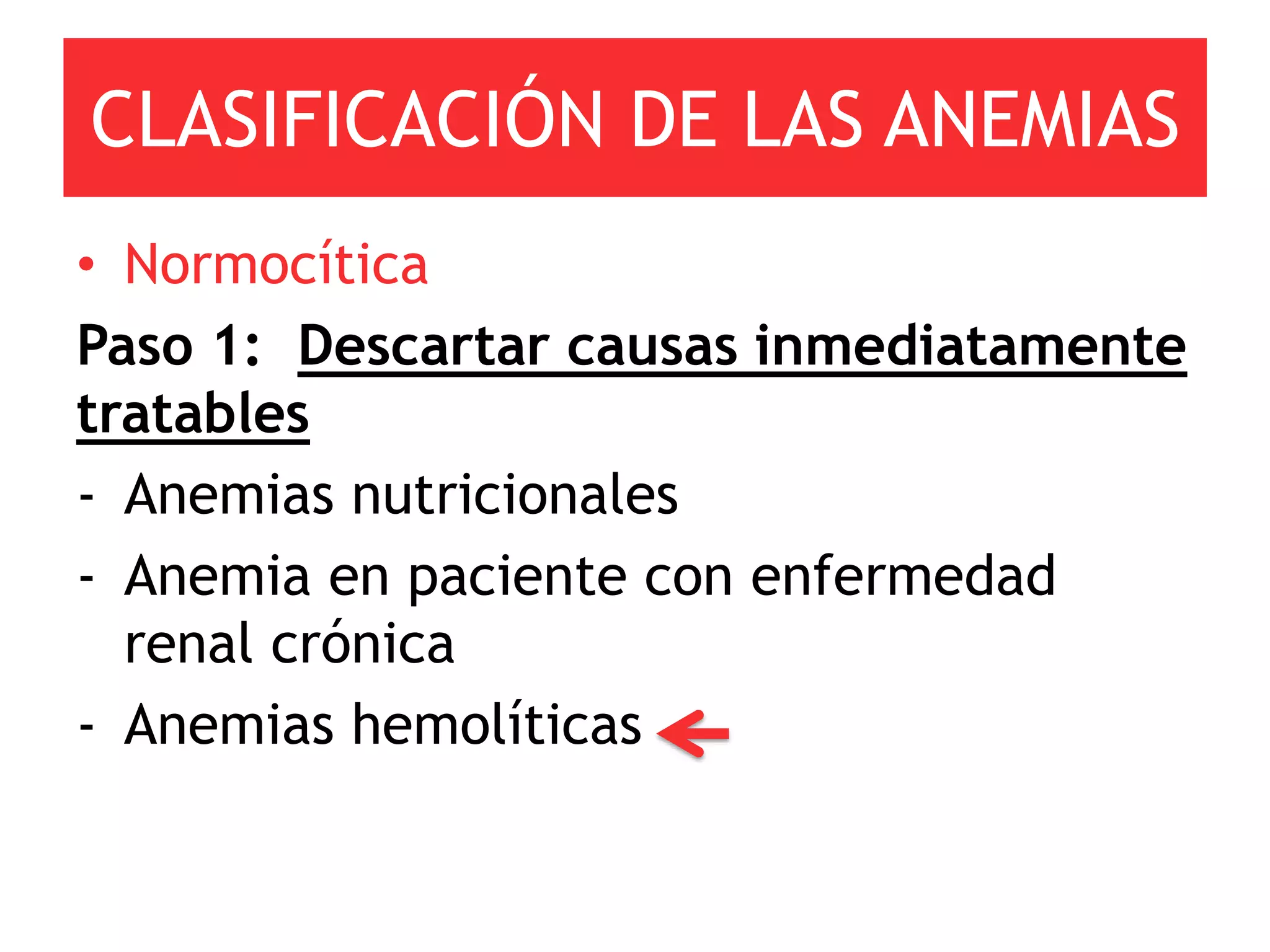 Abordaje del paciente con anemia 2012 | PPTX | Blood Disorders ...