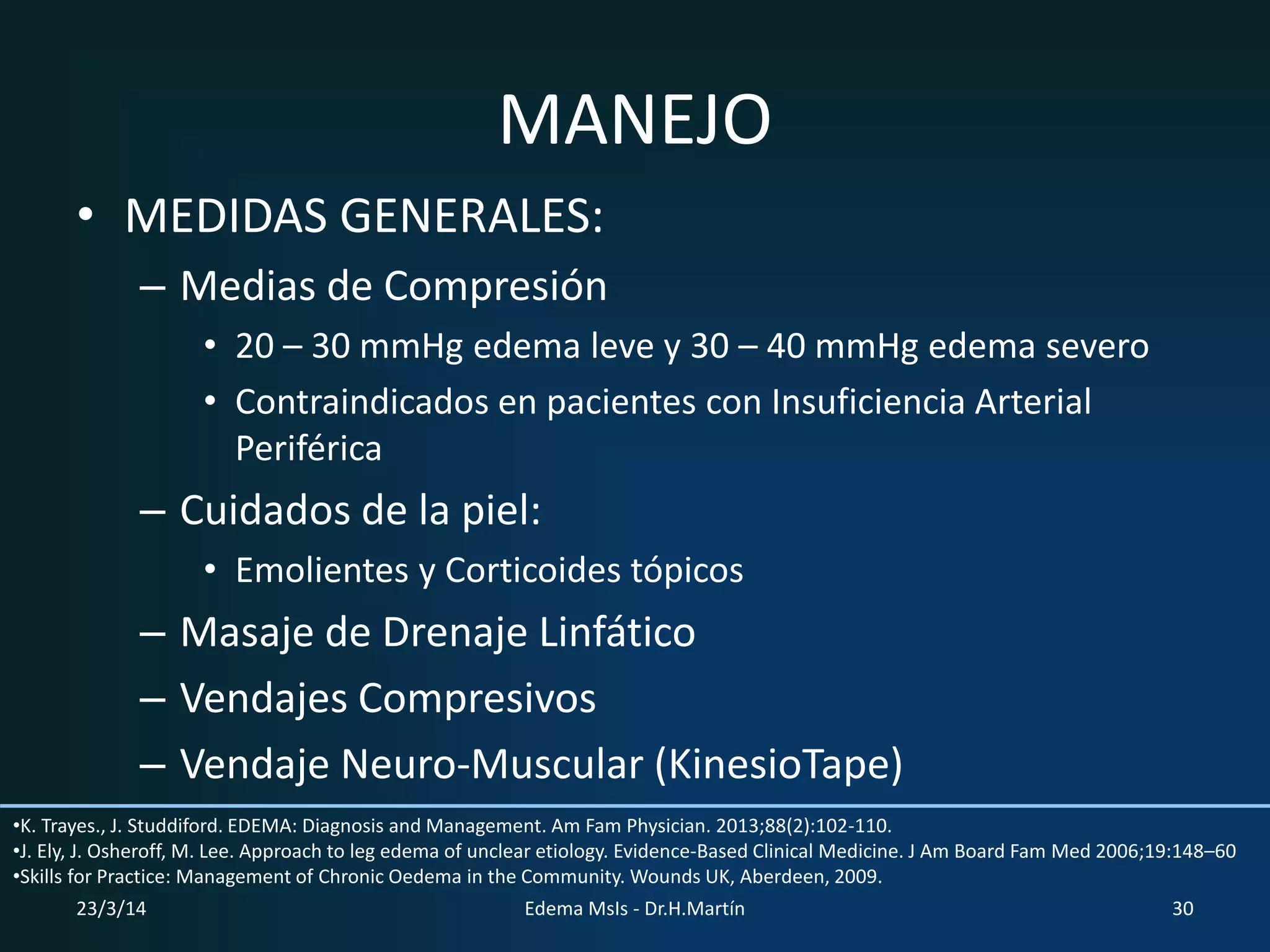 Abordaje del paciente con edema de extremidades inferiores | PPTX ...