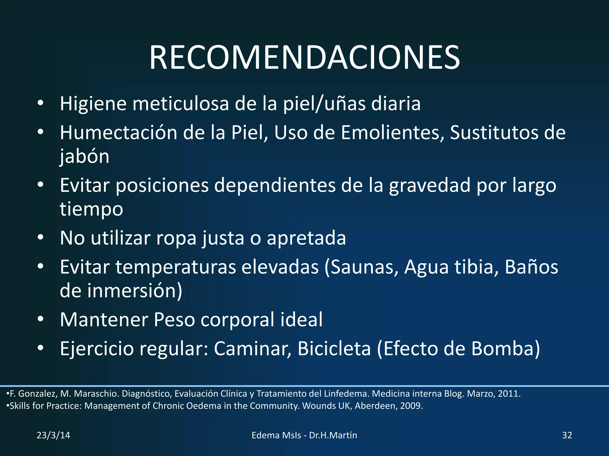 Abordaje del paciente con edema de extremidades inferiores | PPTX ...