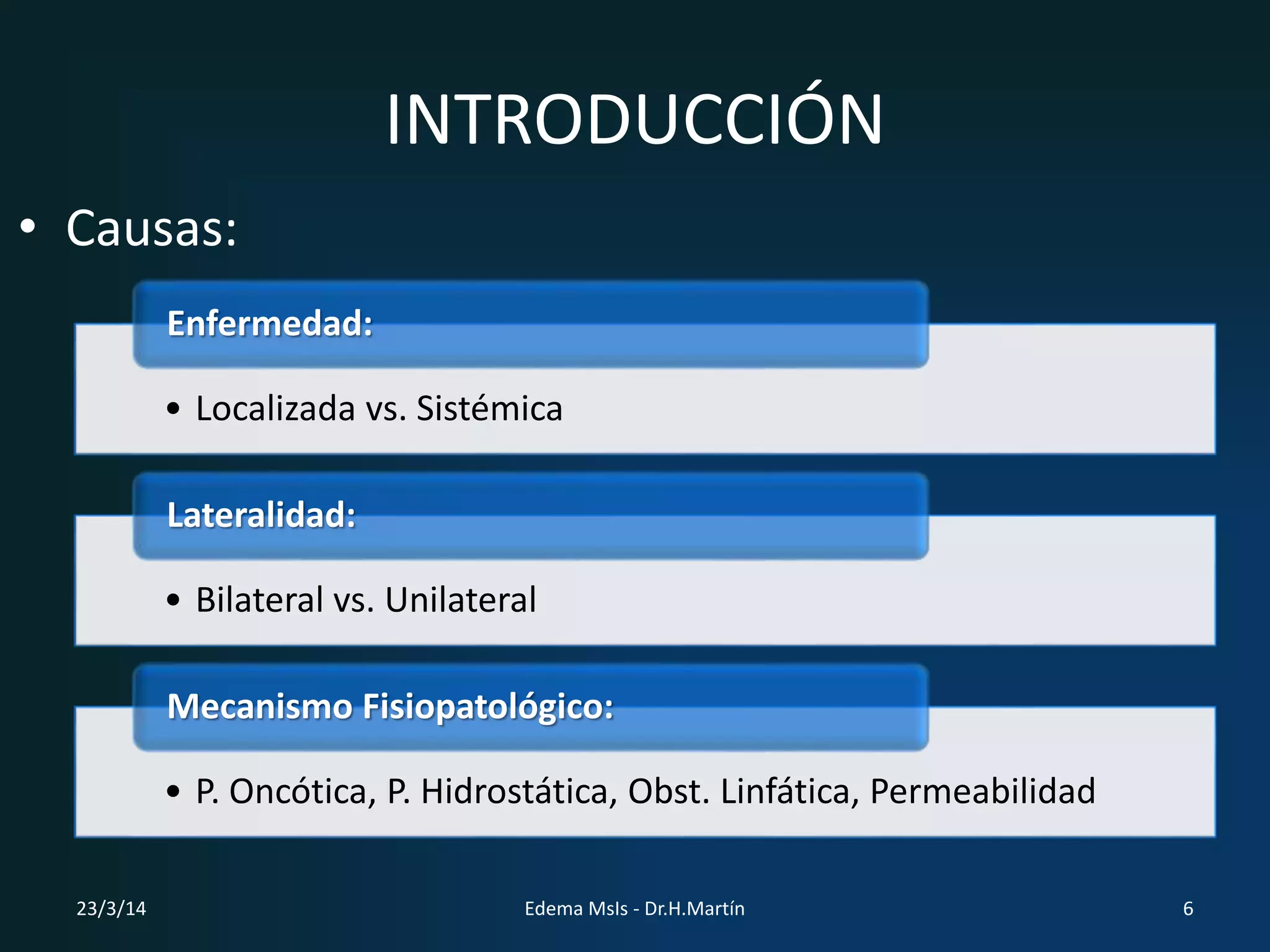 Abordaje del paciente con edema de extremidades inferiores | PPTX ...
