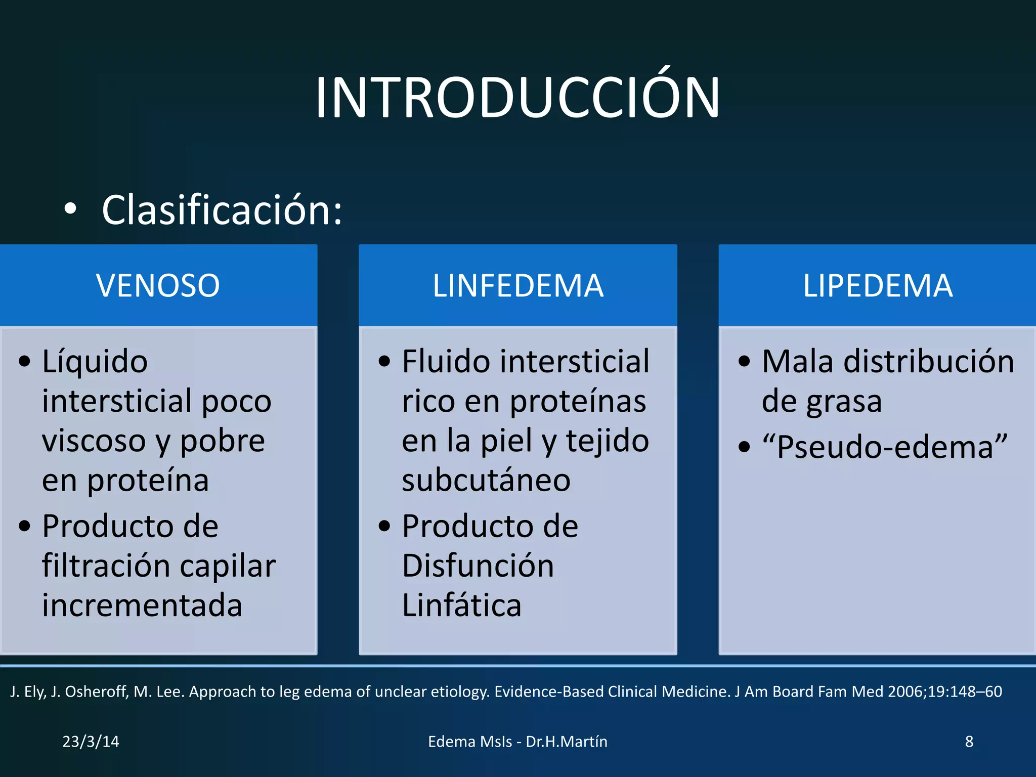 Abordaje del paciente con edema de extremidades inferiores | PPTX ...