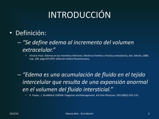 Abordaje del paciente con edema de extremidades inferiores | PPTX ...