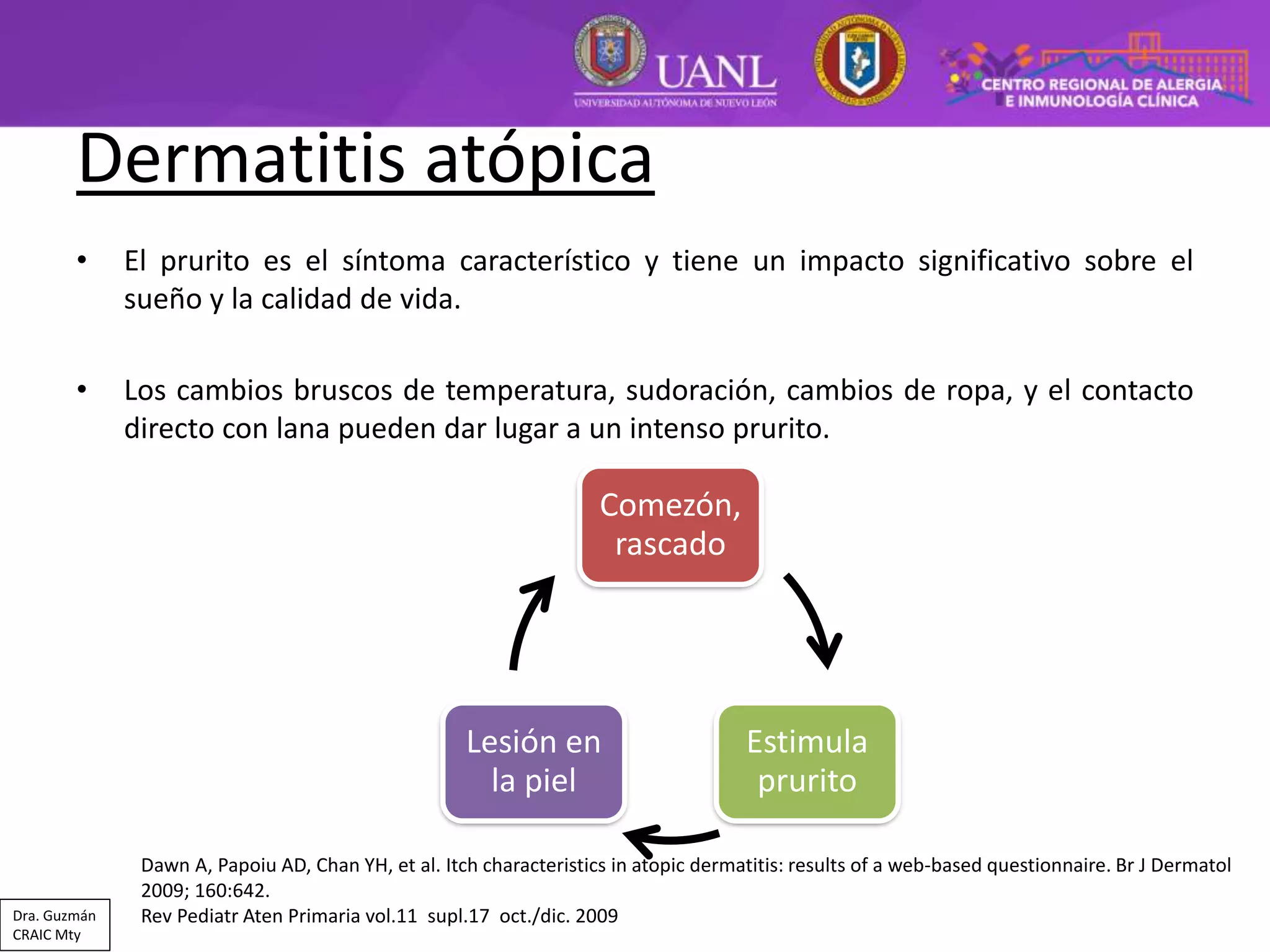 Abordaje del paciente con prurito cutáneo | PPT