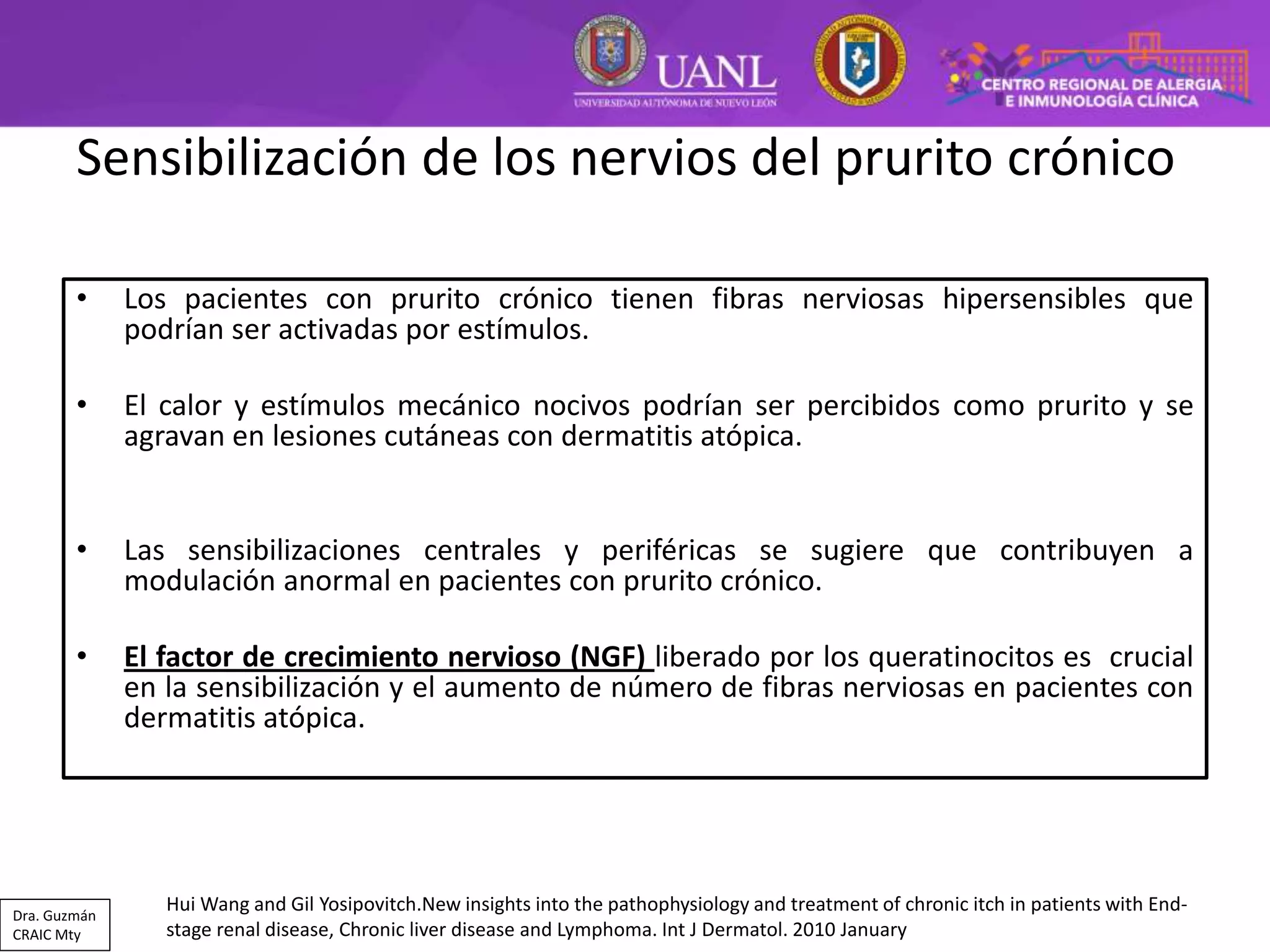 Abordaje del paciente con prurito cutáneo | PPT