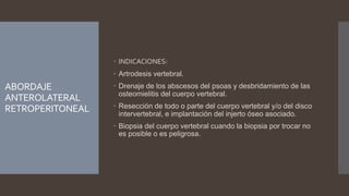 ABORDAJES DE COLUMNA LUMBAR.pptx