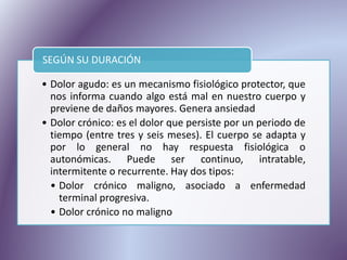 Abordajes teóricos para comprender el dolor humano | PPTX