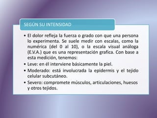 Abordajes teóricos para comprender el dolor humano | PPTX
