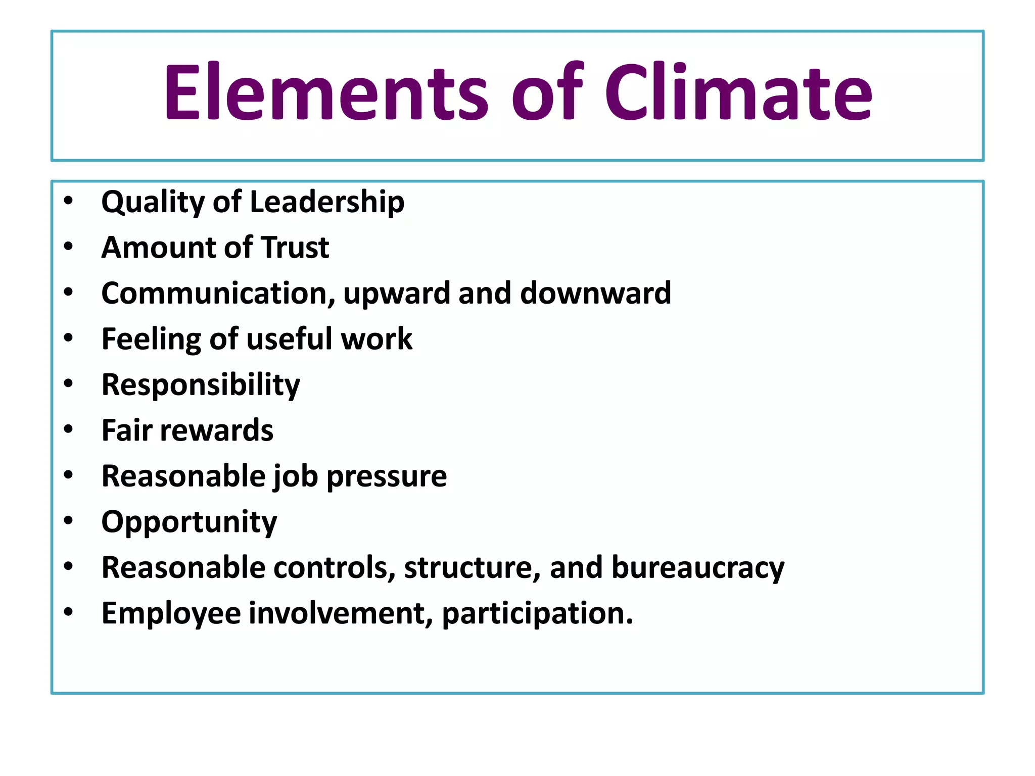 Organizational culture vs climate | PPTX