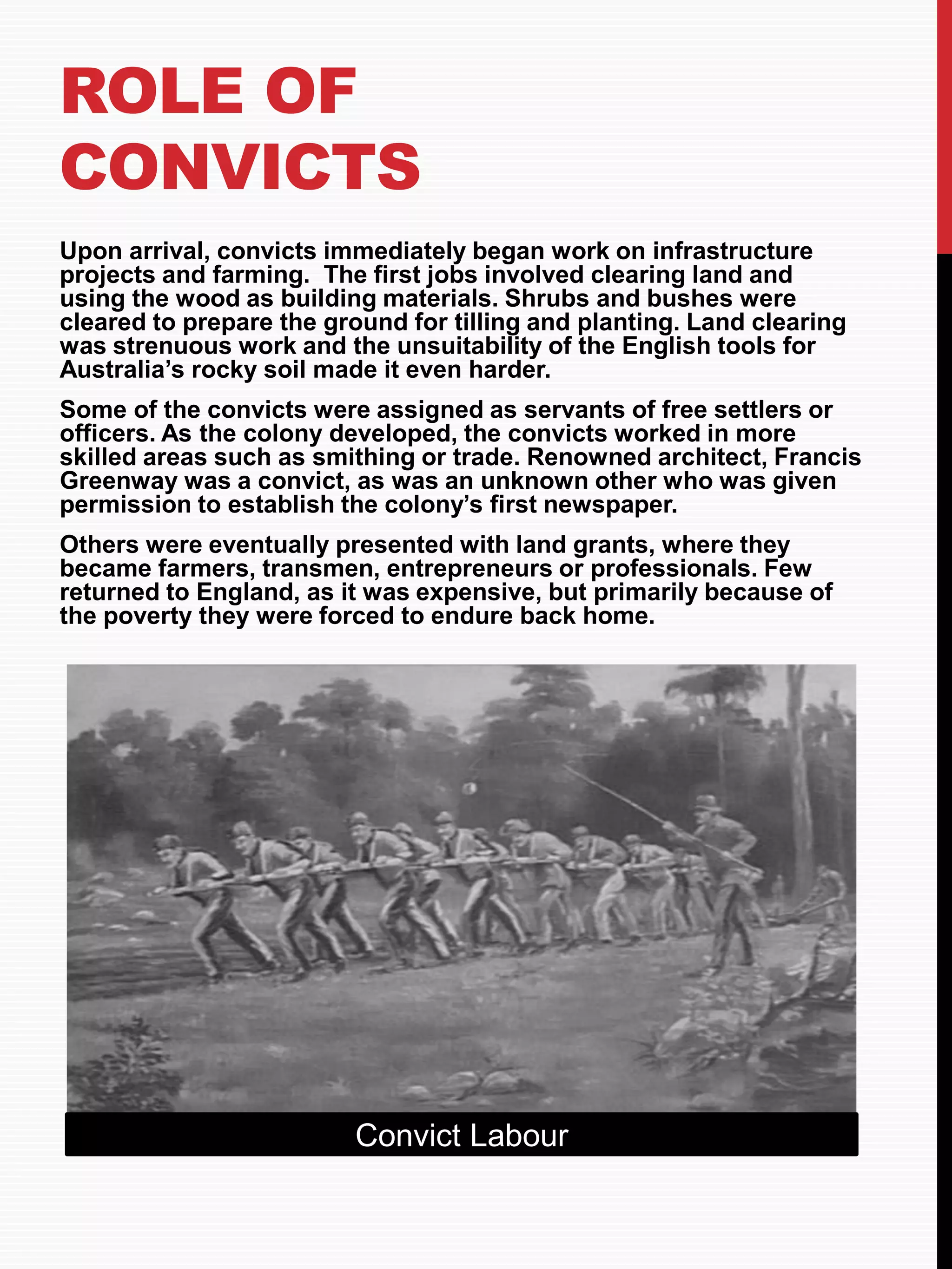 Convicts In Australia | PPTX | Crime & Harmful Acts to Individuals ...