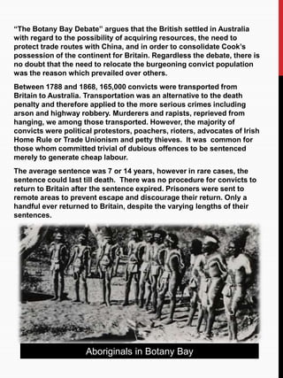 Convicts In Australia | PPTX