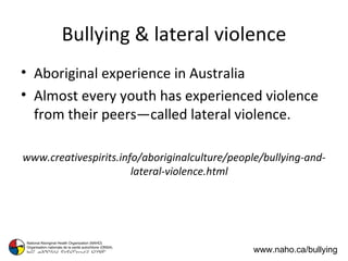 Aboriginal Bullying | PPT