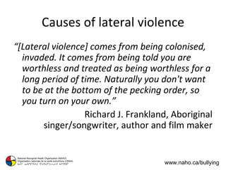 Aboriginal Bullying | PPT
