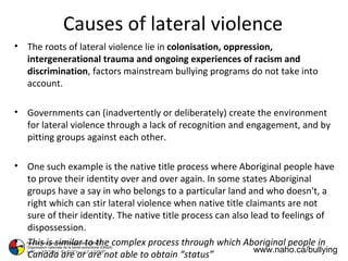 Aboriginal Bullying | PPT