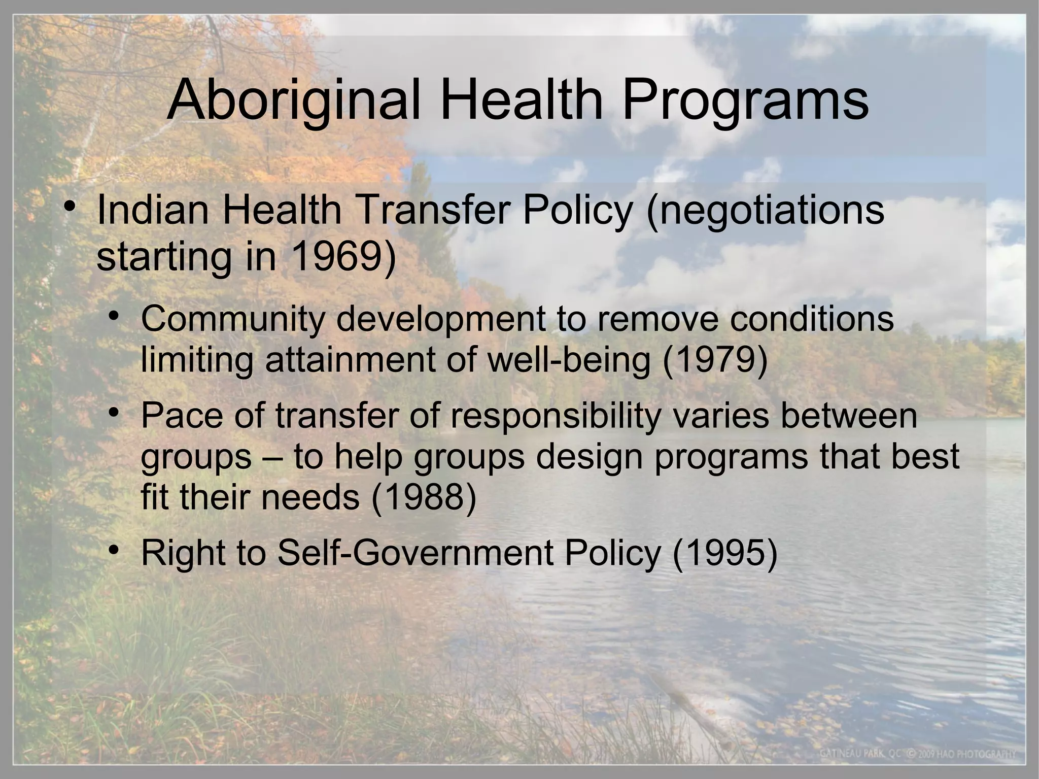 Aboriginal health in canada | PPT
