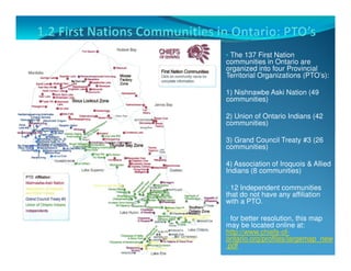 Aboriginal Iniatives First Nation Information | PDF