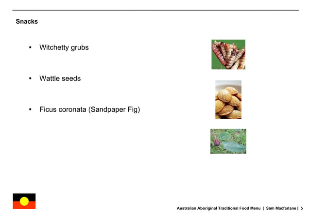 Aboriginal Menu Sam Mac | PPT