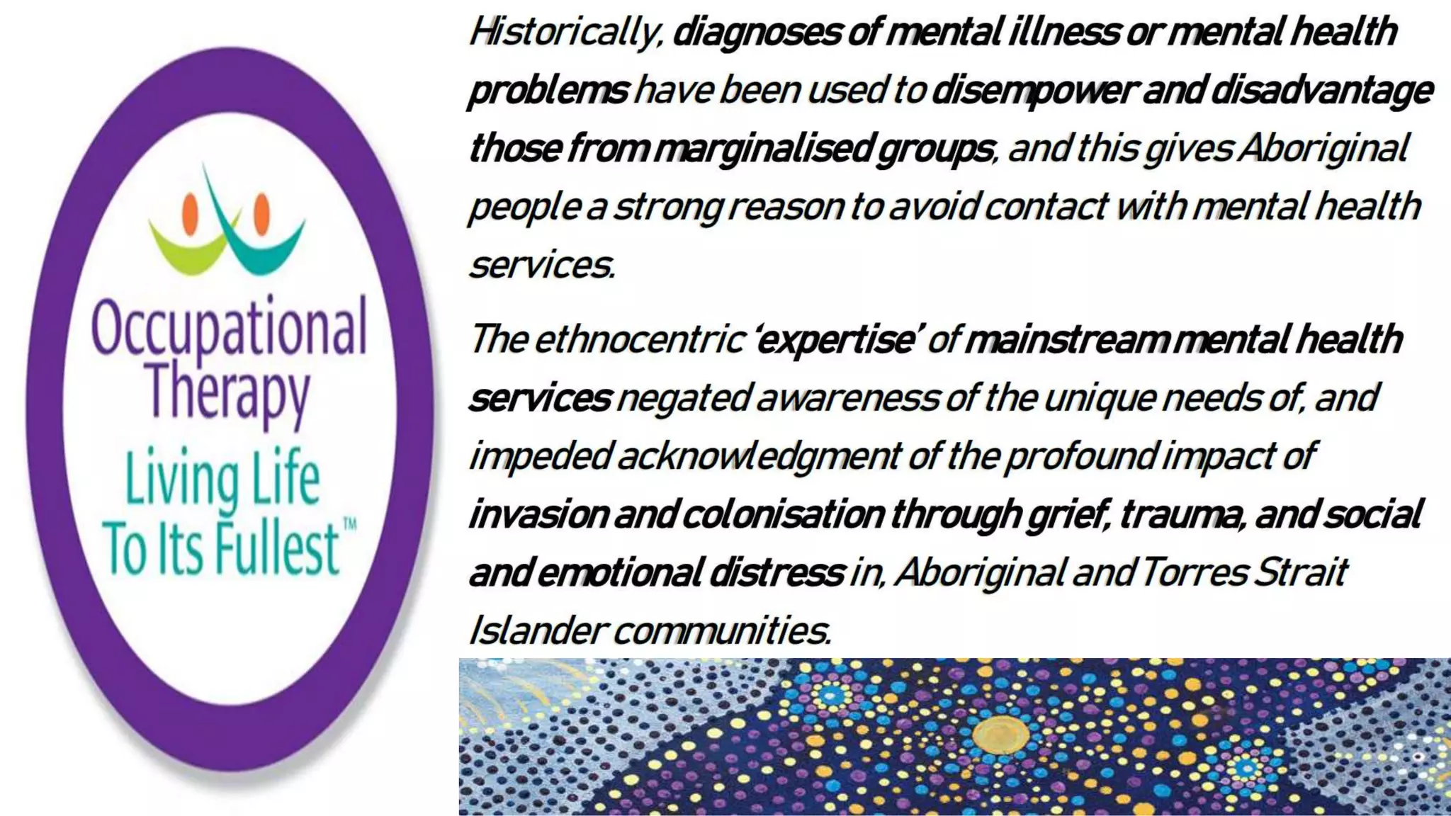 Aboriginal People Equality, Equity and the Reconciliation Plan of ...